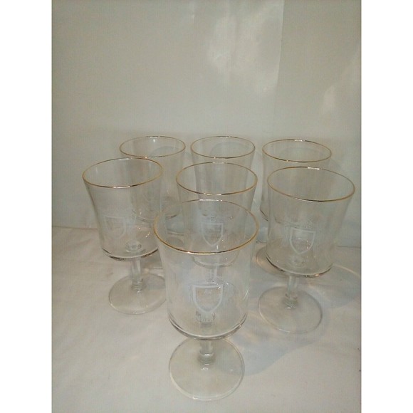 Dining | Vtg Nudrin Gold Trim Beautiful Rare Wine Glasses | Poshmark